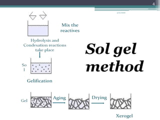 Slide share version solgel method | PPTX