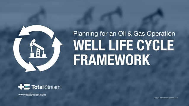 Planning for an Oil & Gas Operation Well Life Cycle Framework | PPT