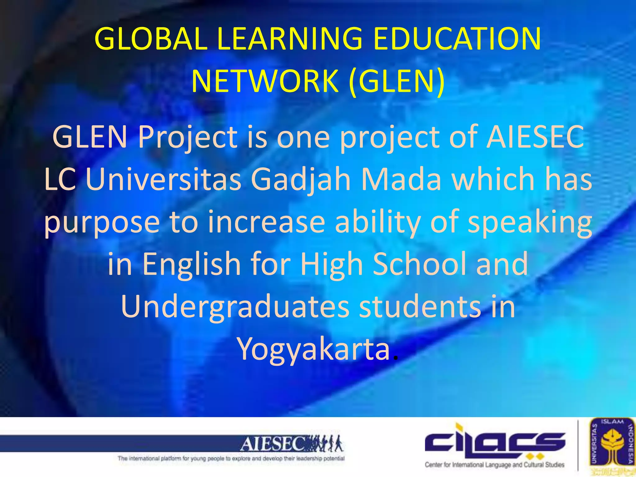 GLEN Project AIESEC UGM | PPTX