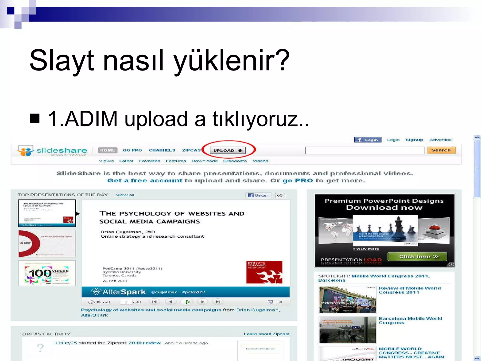 SLİDESHARE NASIL KULLANILIR? | PPT
