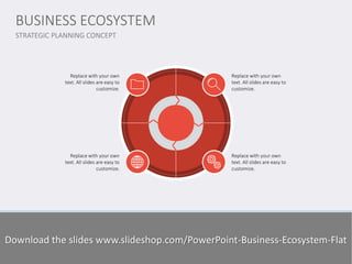 Slideshop business-ecosystem-flat-slideshare | PPTX