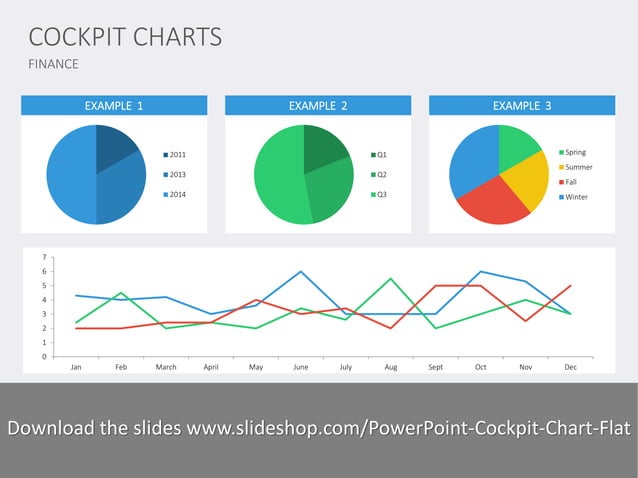 Cockpit Charts Flat | PPT