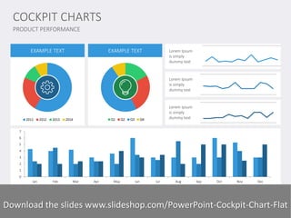 Cockpit Charts Flat | PPT