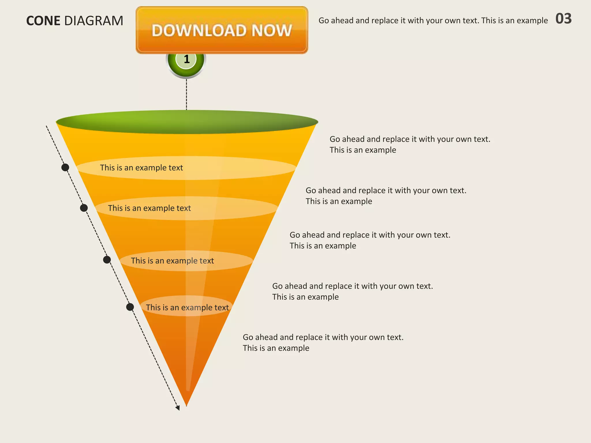 Cone Diagram by Slideshop | PPT