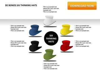 Slideshop de-bonos-six-thinking-hats | PPT | Science