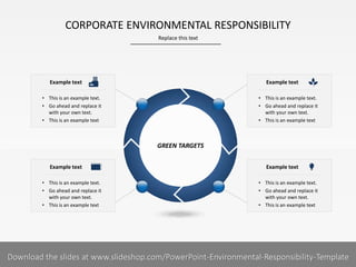 Environmental Responsibility Template | PPT