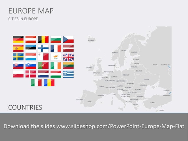 Europe Map Flat | PDF