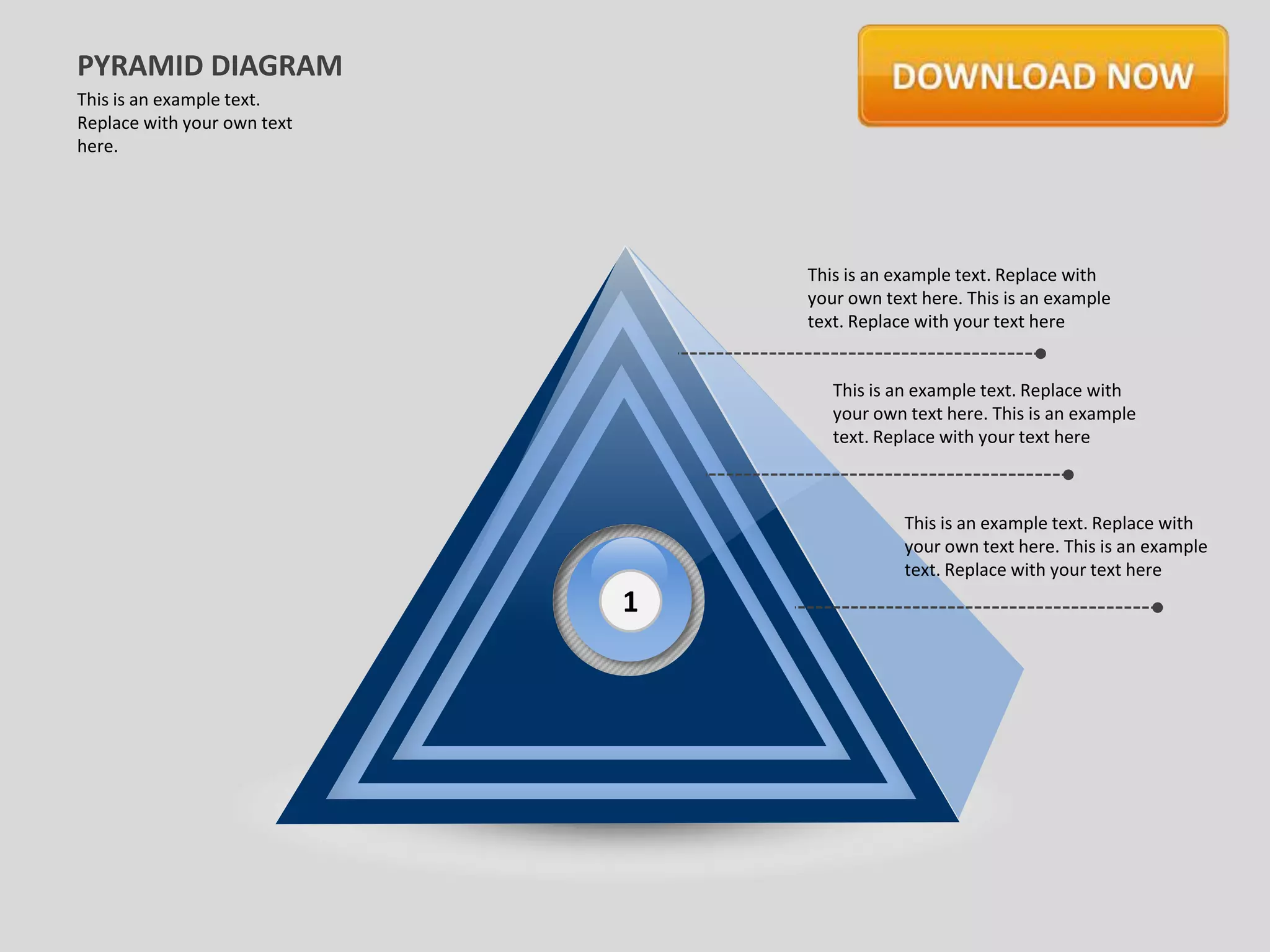 Pyramid Diagram by Slideshop | PPTX