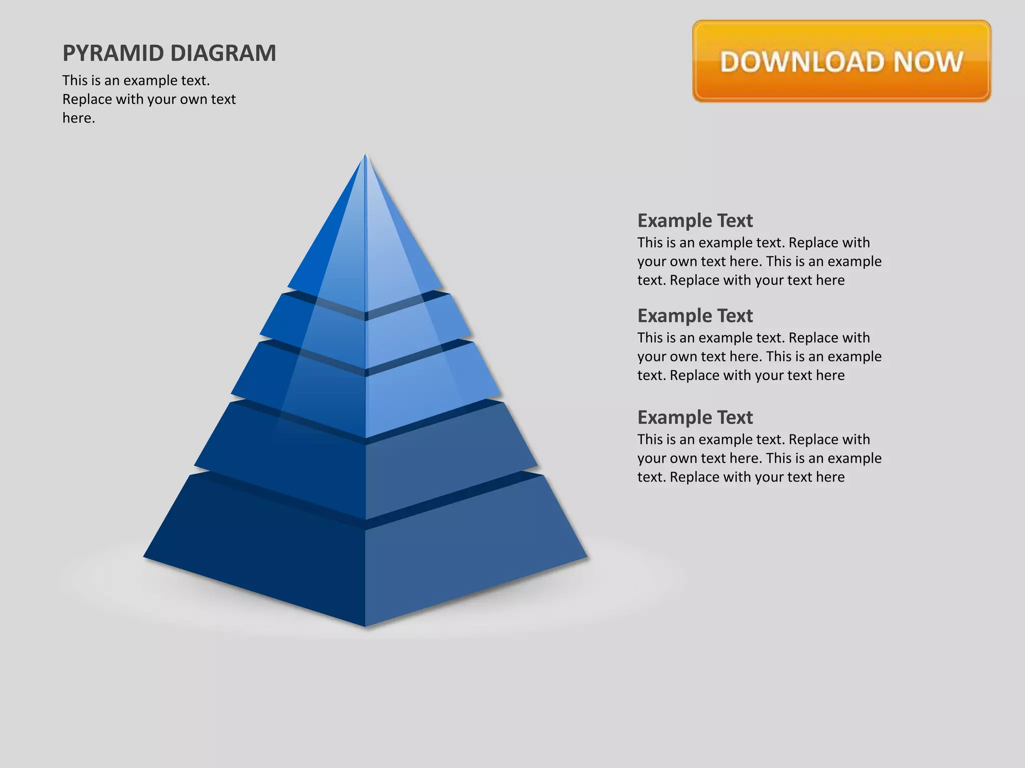 Pyramid Diagram by Slideshop | PPTX