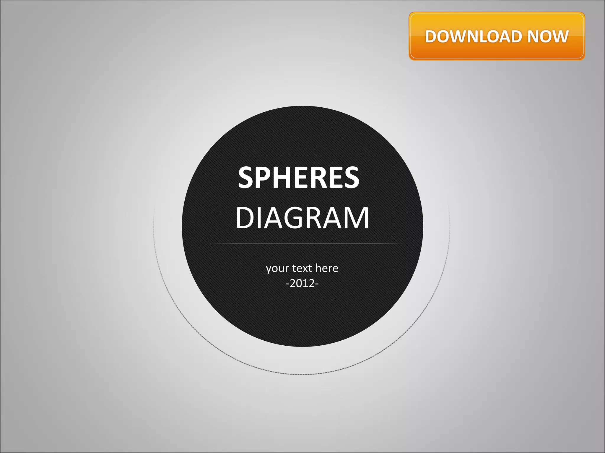 Spheres Diagram Black by Slideshop | PPT