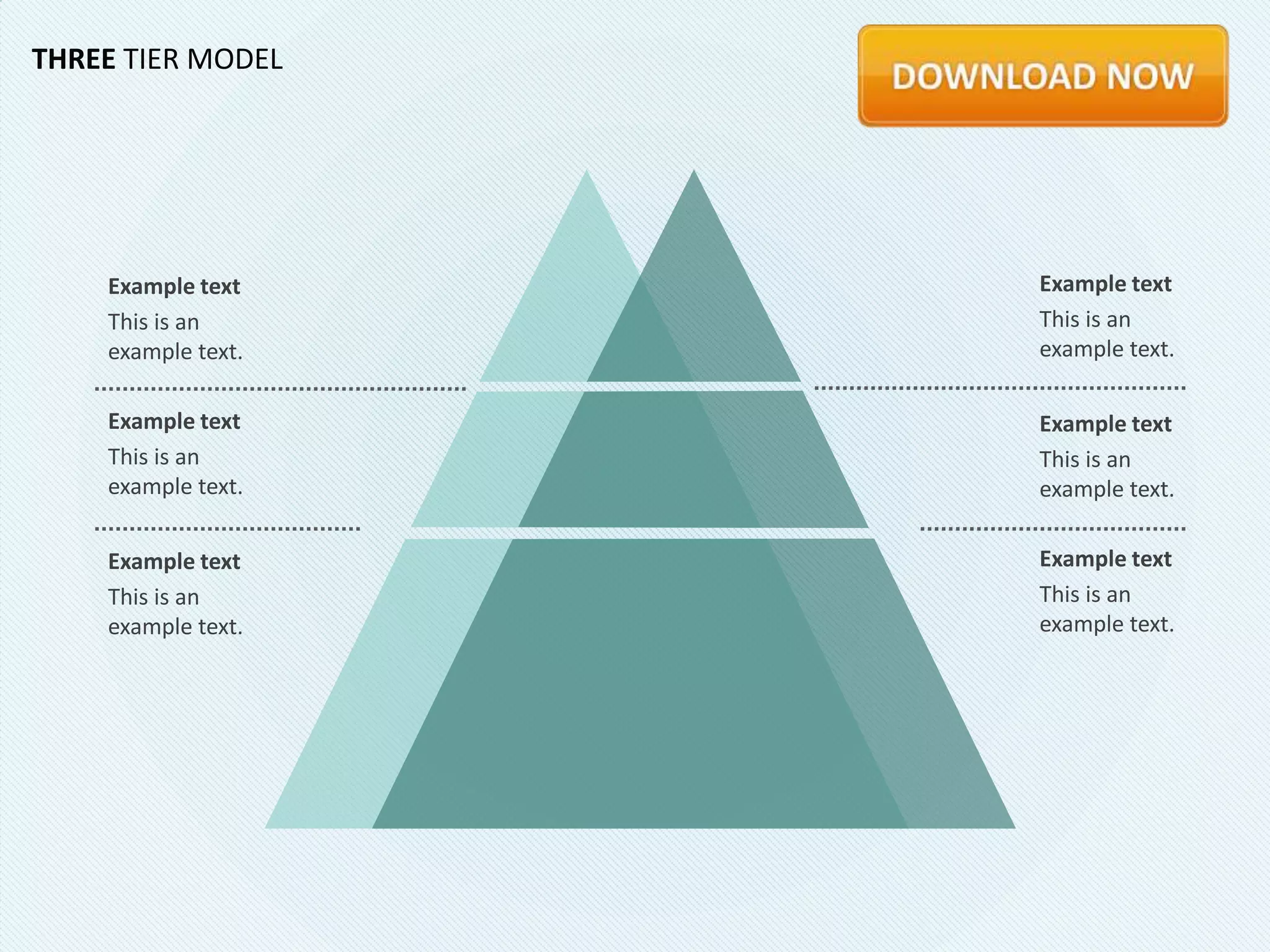 Three Tier Model by Slideshop | PPT