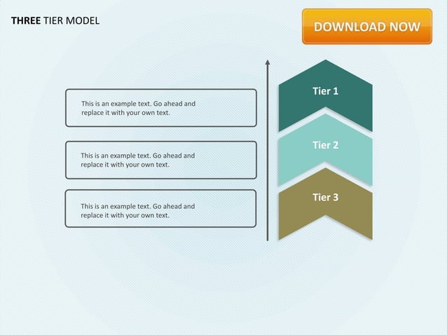 Three Tier Model by Slideshop | PPT