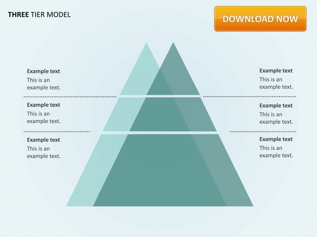 Three Tier Model by Slideshop | PPT
