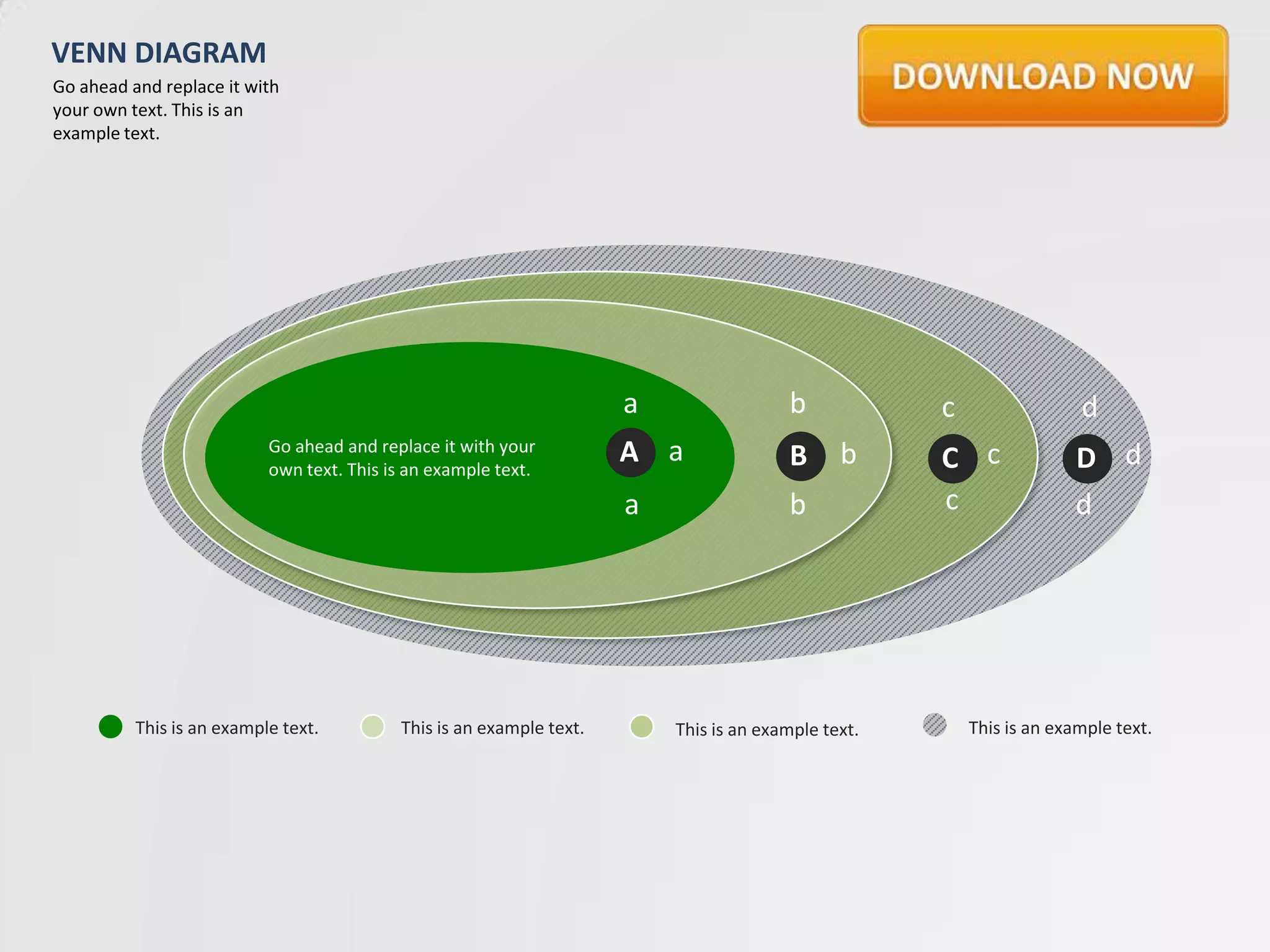 Venn Diagram Green by Slideshop | PPT