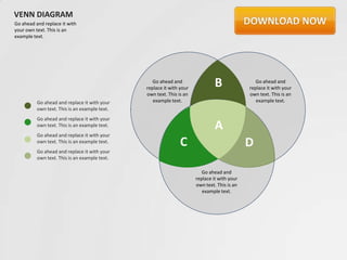 Venn Diagram Green by Slideshop | PPTX