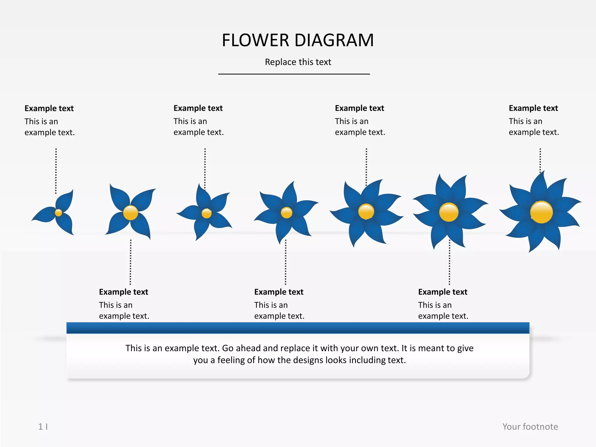 Slideshop free slide flower-diagram | PPT