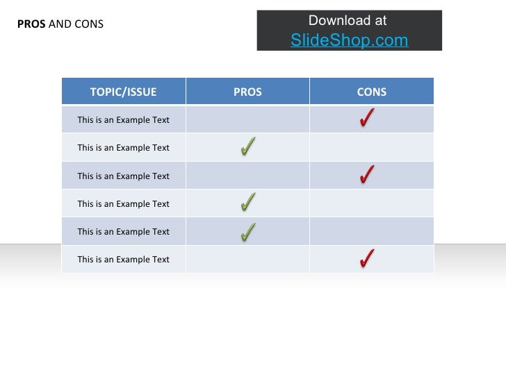 Slideshop pros and cons