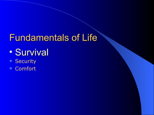 Fundamentals Of Life | PPT