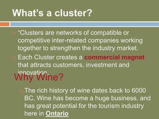 Wine Cluster Analysis | PPTX | Alcoholic Beverages | Food & Drink