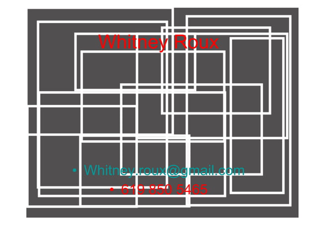 Work in Progress | PPT