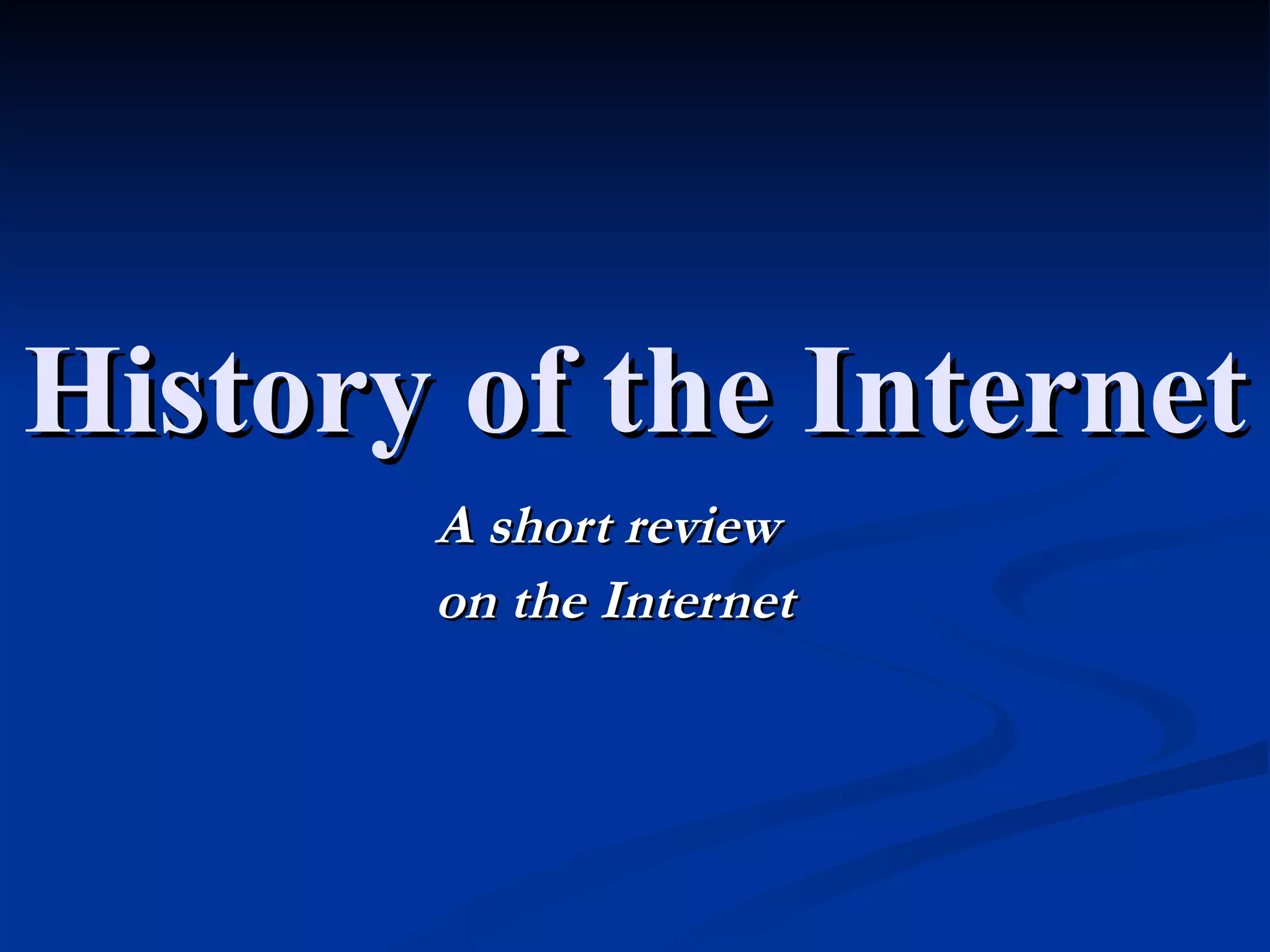 History of the Internet | PPT