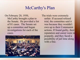 Mccarthyism Trials