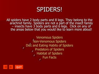 Spiders | PPT