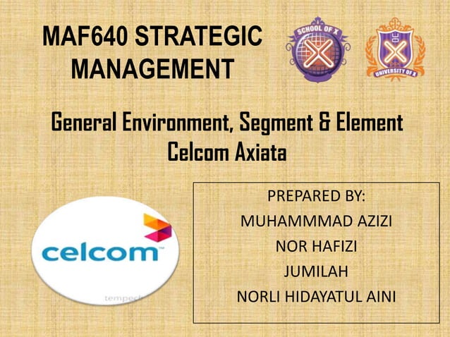 Celcom external factor | PPTX