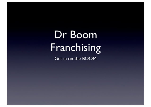Dr Boom | PPT