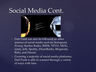 COMM 2F00 Module 6 Daft Punk | PPTX