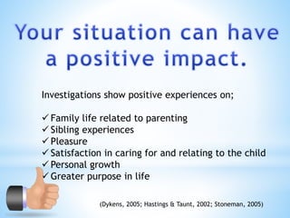Impact of a child with a disability | PPT