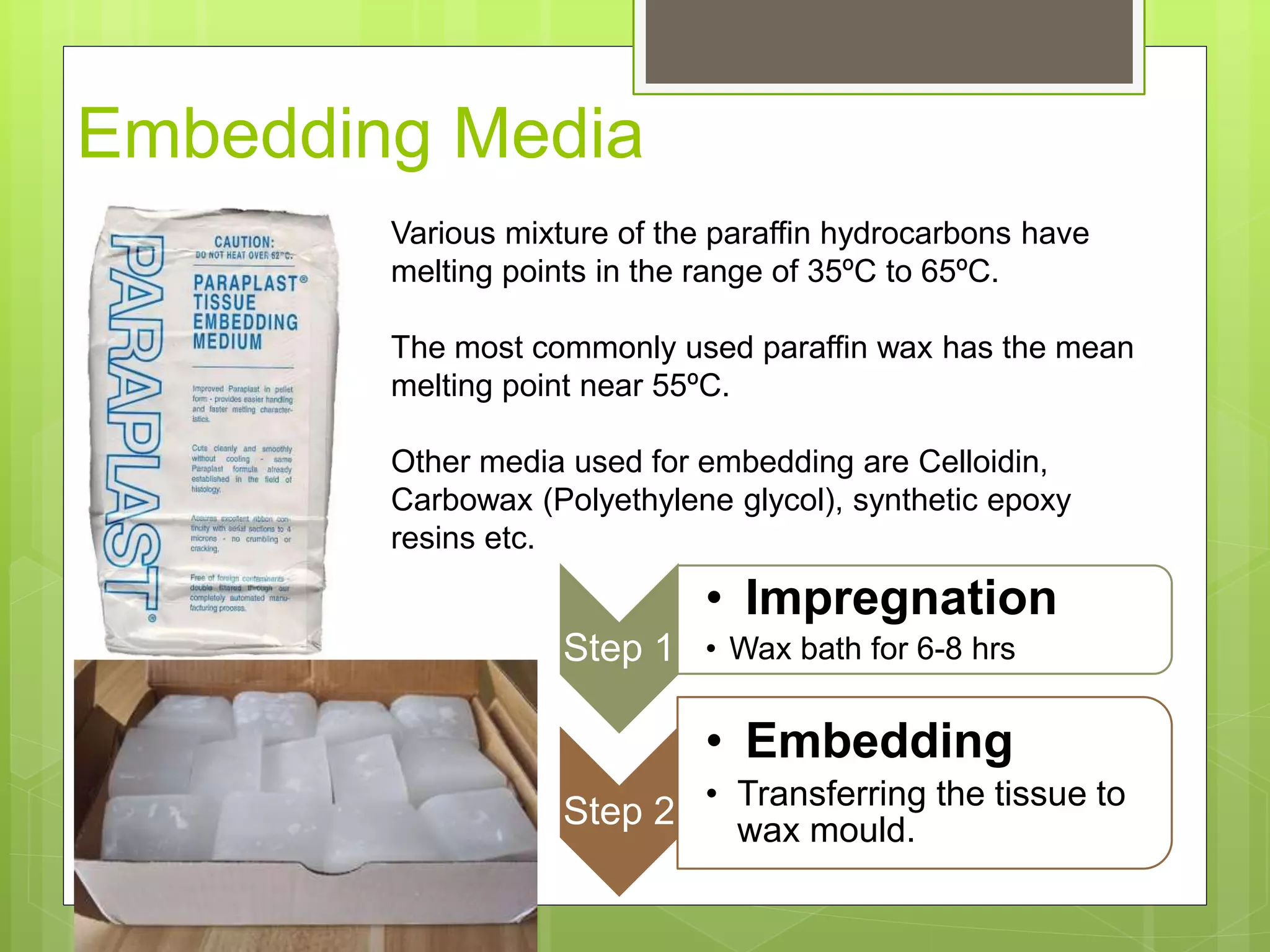 Tissue Processing for Histopathological Analysis | PPTX