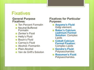 Tissue Processing for Histopathological Analysis | PPTX