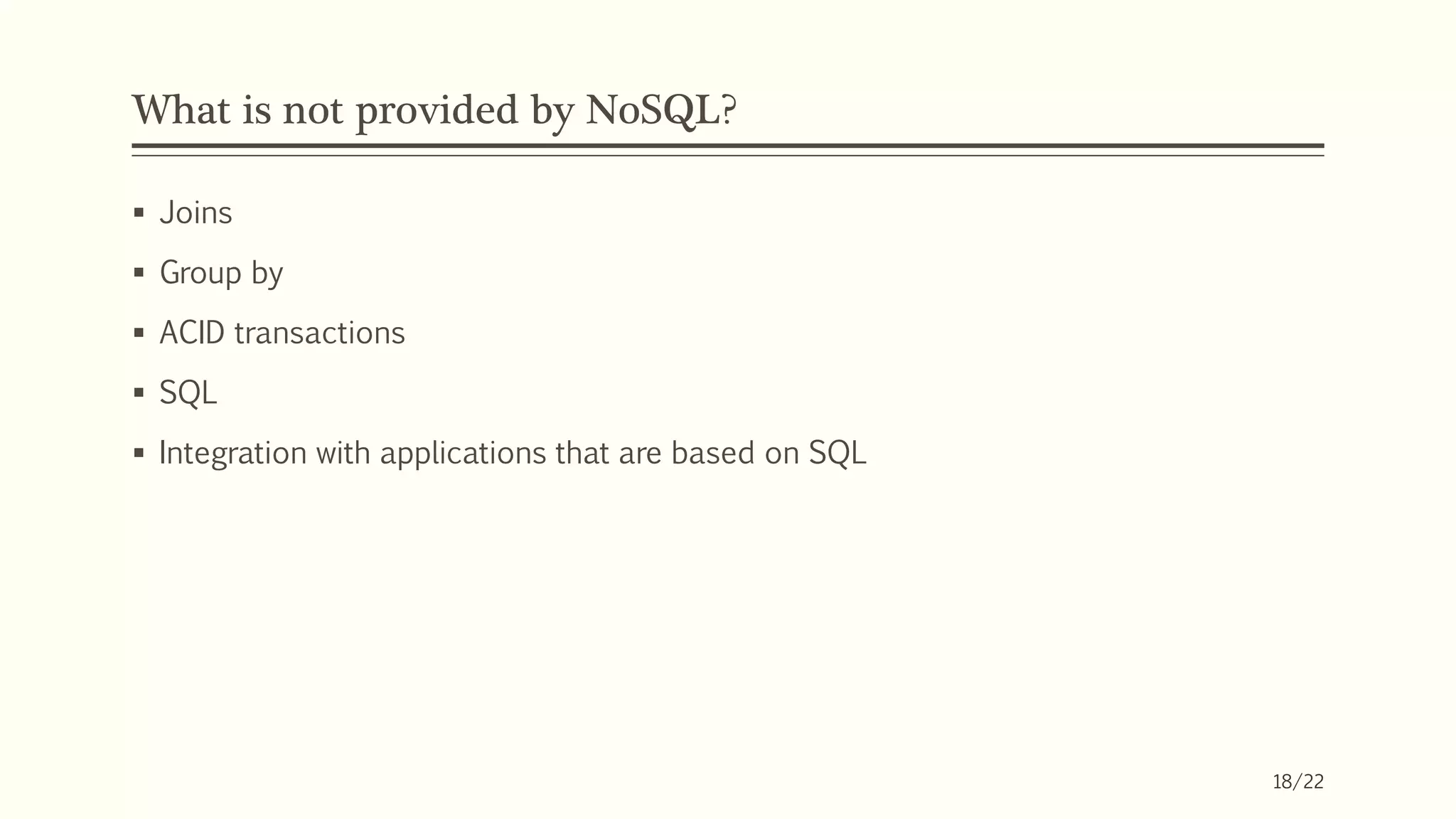 A Seminar on NoSQL Databases. | PPSX | Databases | Computer Software and Applications