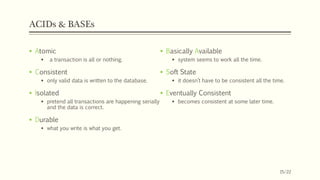 A Seminar on NoSQL Databases. | PPSX | Databases | Computer Software and Applications