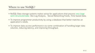 A Seminar on NoSQL Databases. | PPSX | Databases | Computer Software and Applications