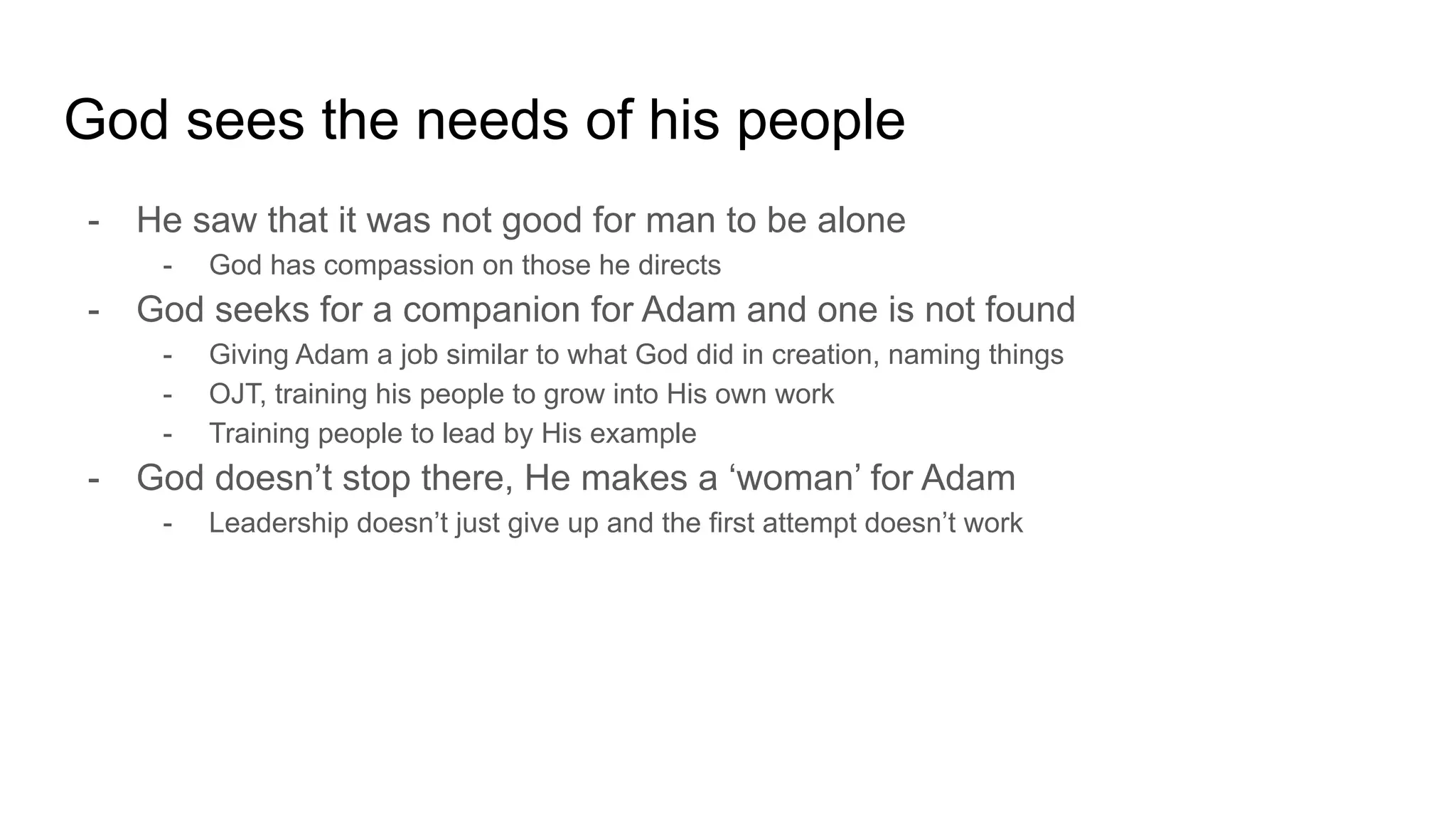 God on leadership Genesis part 1 | PPT