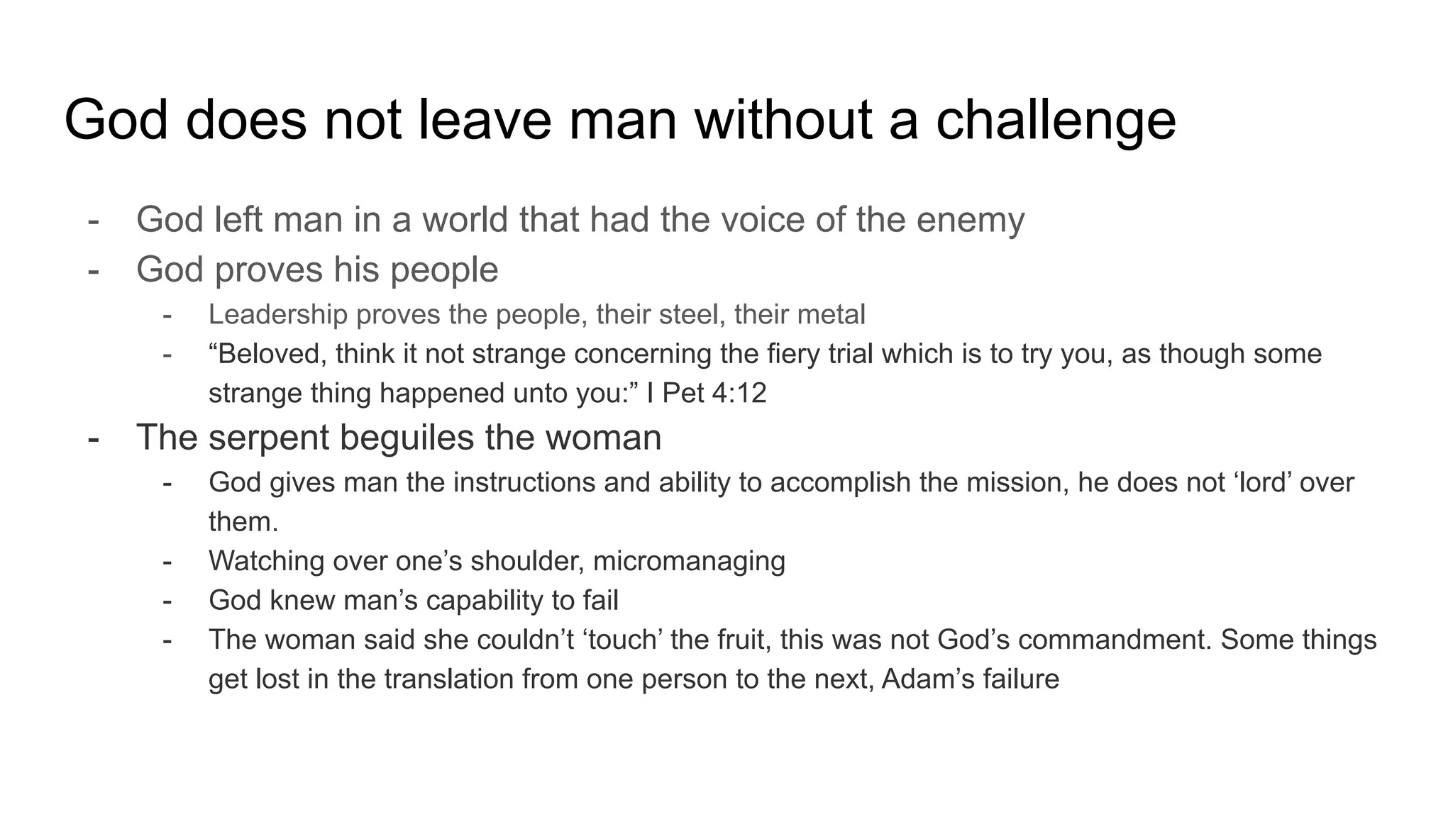 God on leadership Genesis part 1 | PPT