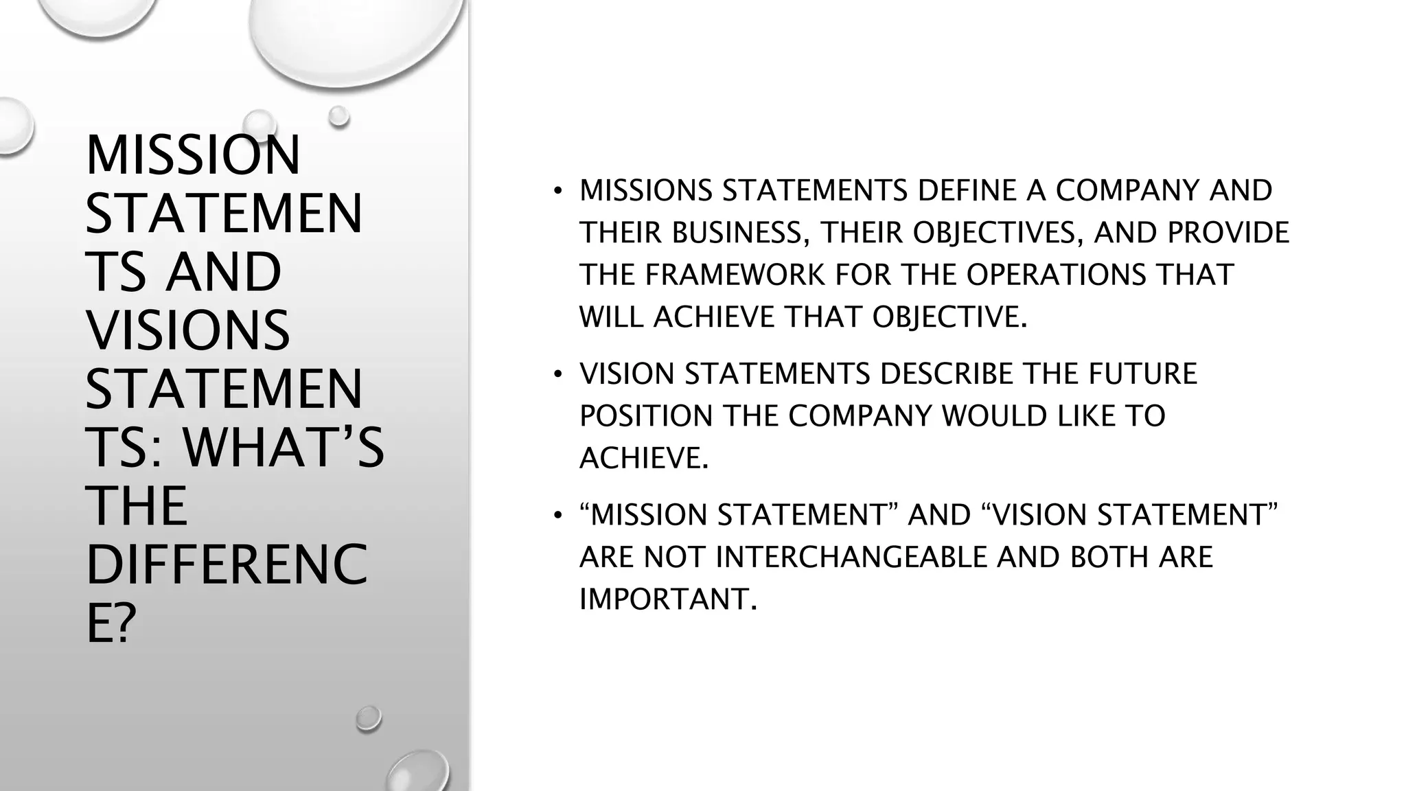 Mission and Vision Statements: What They Are, Why They're Important ...