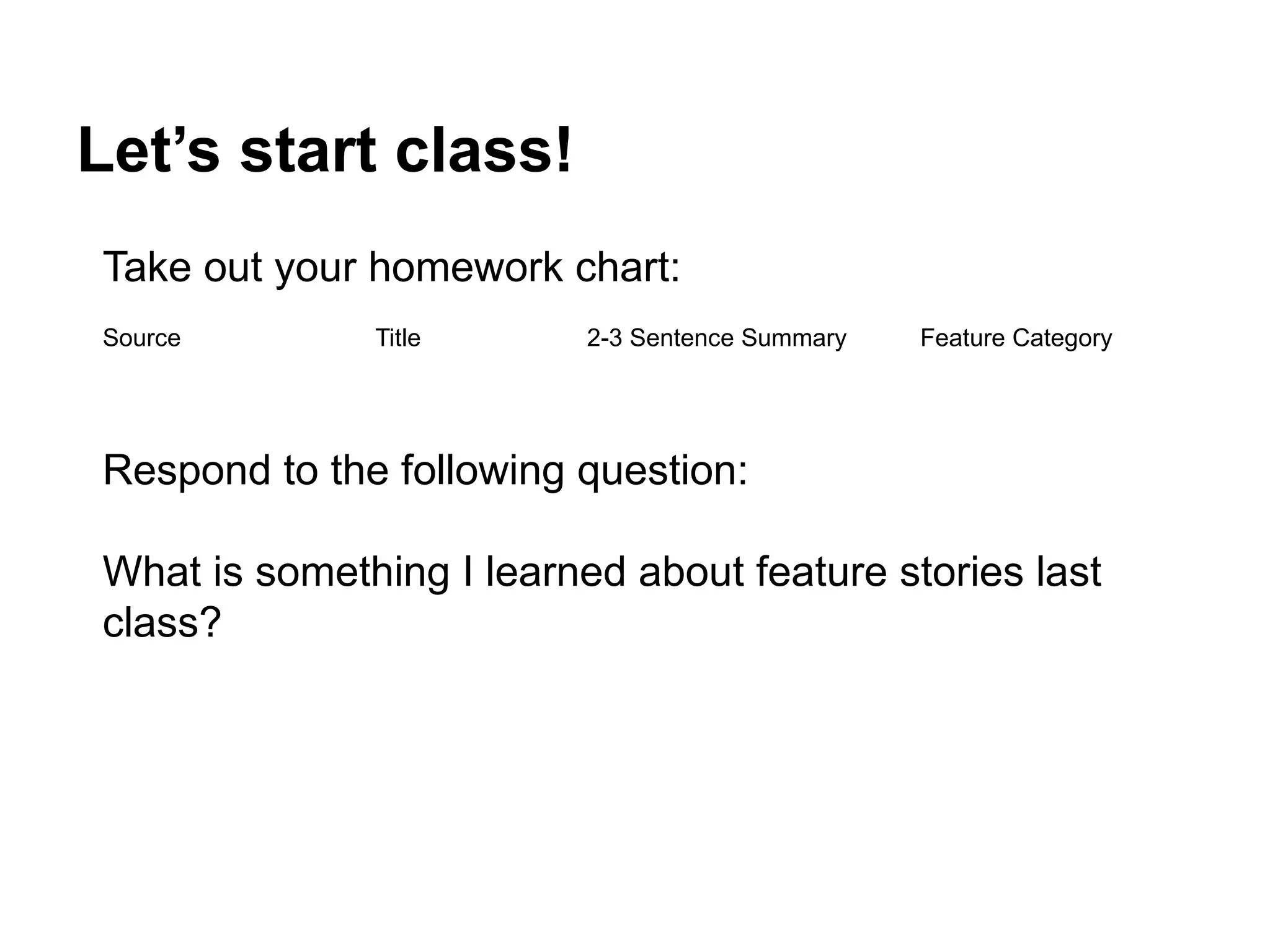Lecture on the types of Feature Writing article | PPTX