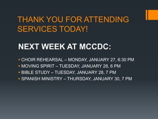 MCCDC Slide show jan 26 | PPT