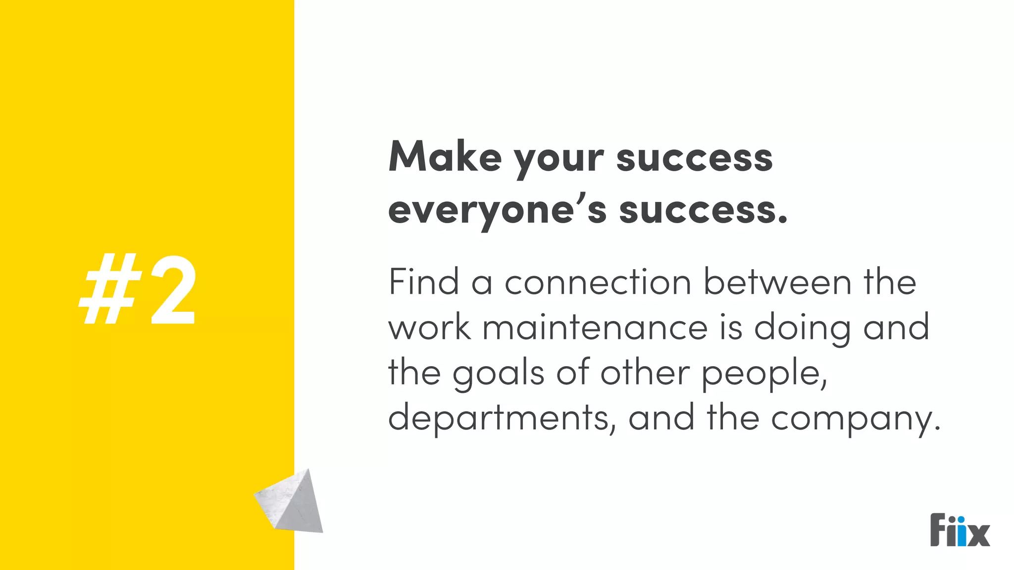 How to measure maintenance success and talk about your team's wins | PPT