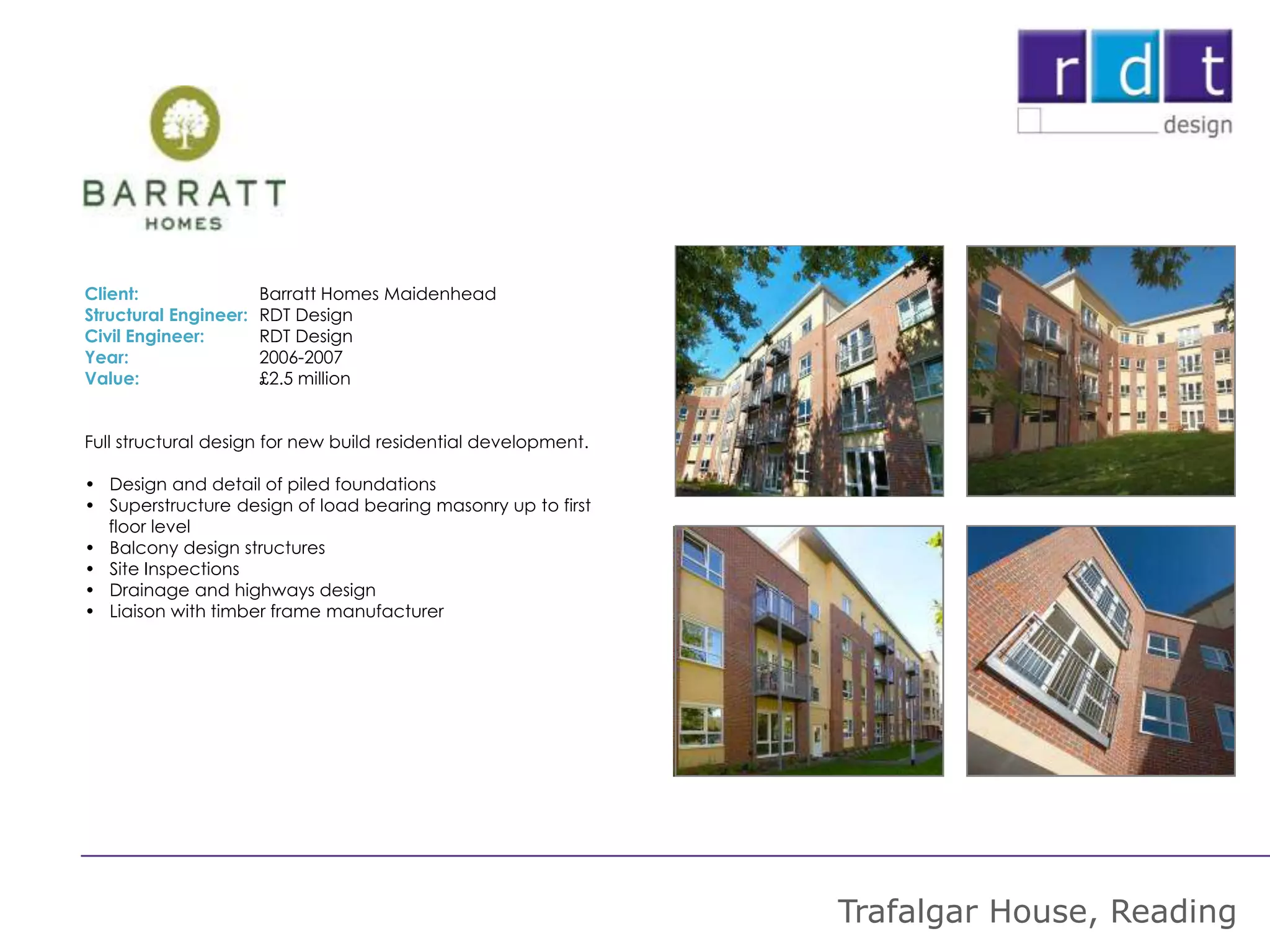 RDT Profile and Examples of Project Experience - aug 2012 | PPT