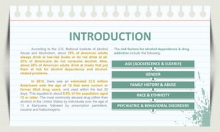 Slide Show: Risk Factors for Alcoholism & Drug Addiction | PDF