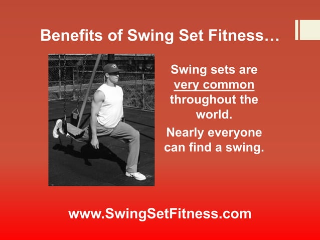 Swing Set Fitness Slideshow