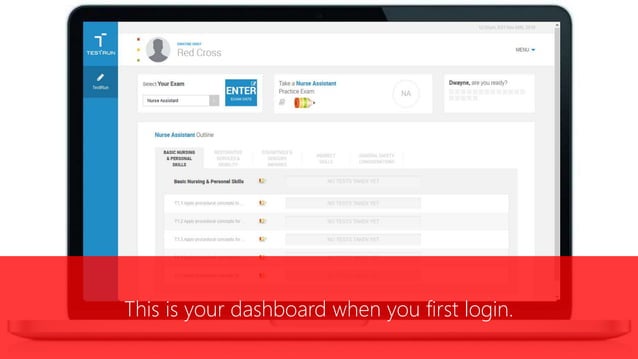 Test Run by Red Cross: User Guide | PPTX