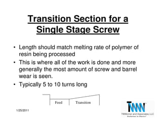 Things Your Extruder Screw Designer Never Told You About Screws ...