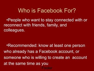 Discovering Facebook | PPT
