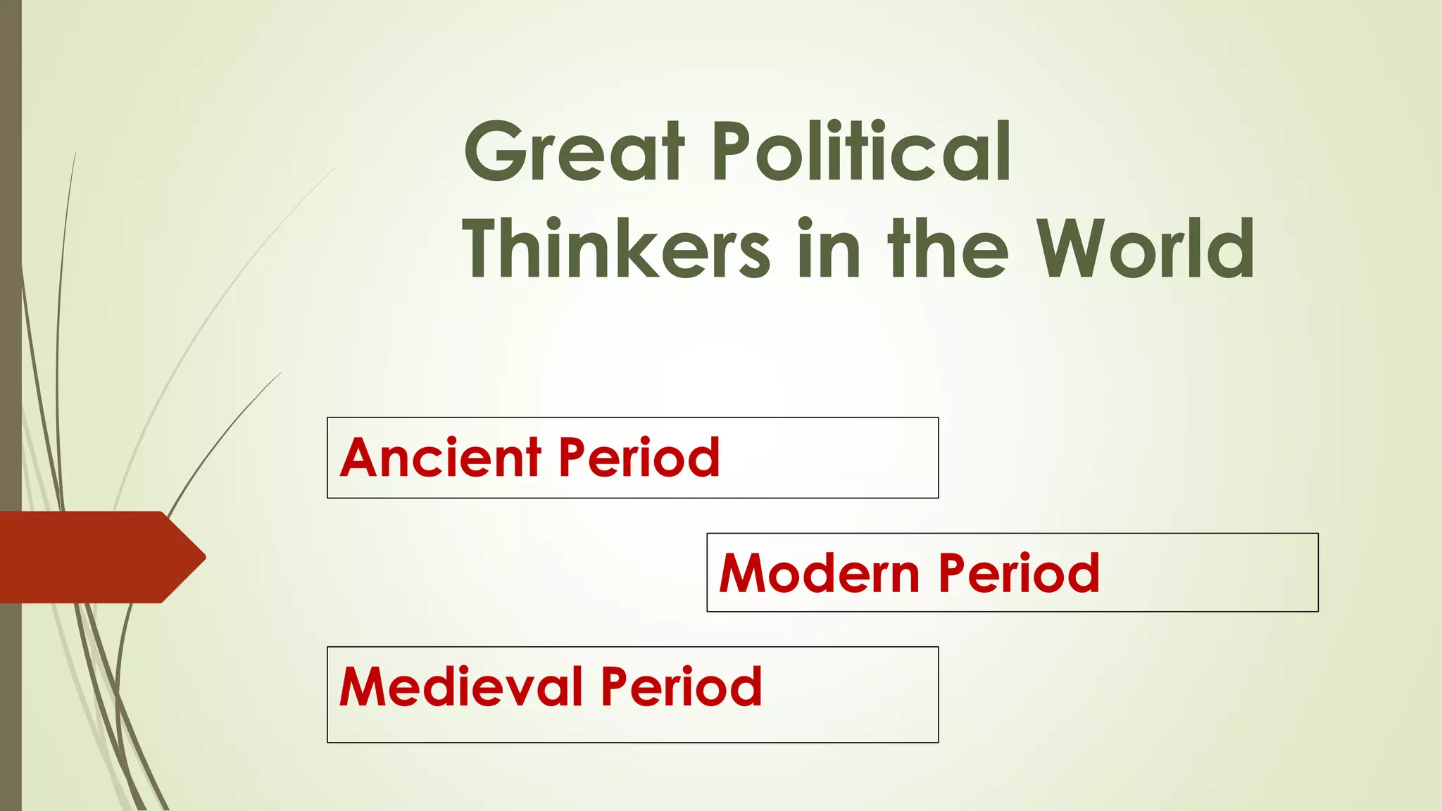 Great Political Thinker in the World | PDF