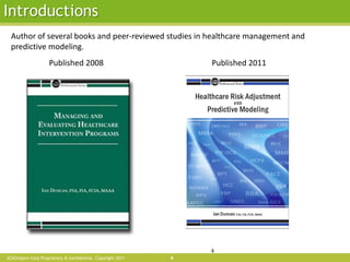 Ian Duncan: Introduction to health care risk and risk adjustment | PDF